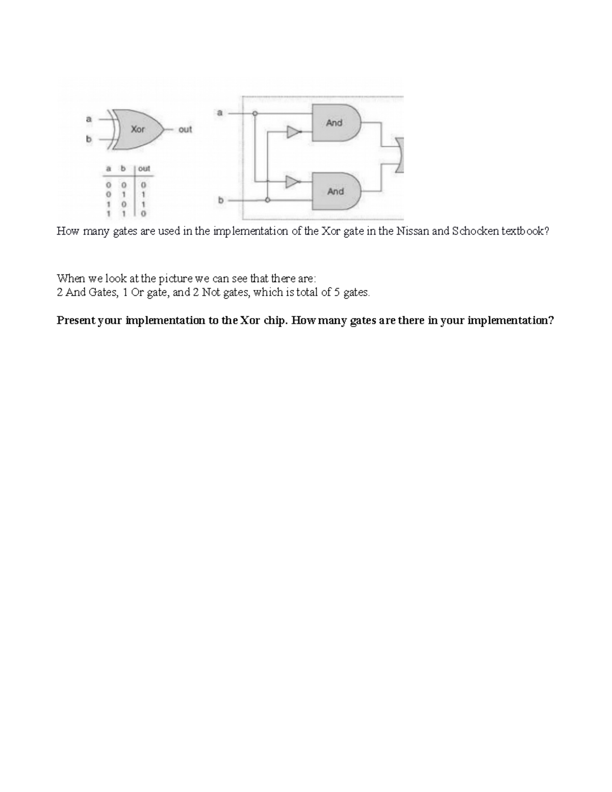 Discussion unit 2 - How many gates are used in the implementation of ...