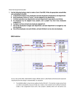 DBMS HW2 - Homework - 1 Homework # 2 : Database Management Systems Question 1 Chapter 3 ...
