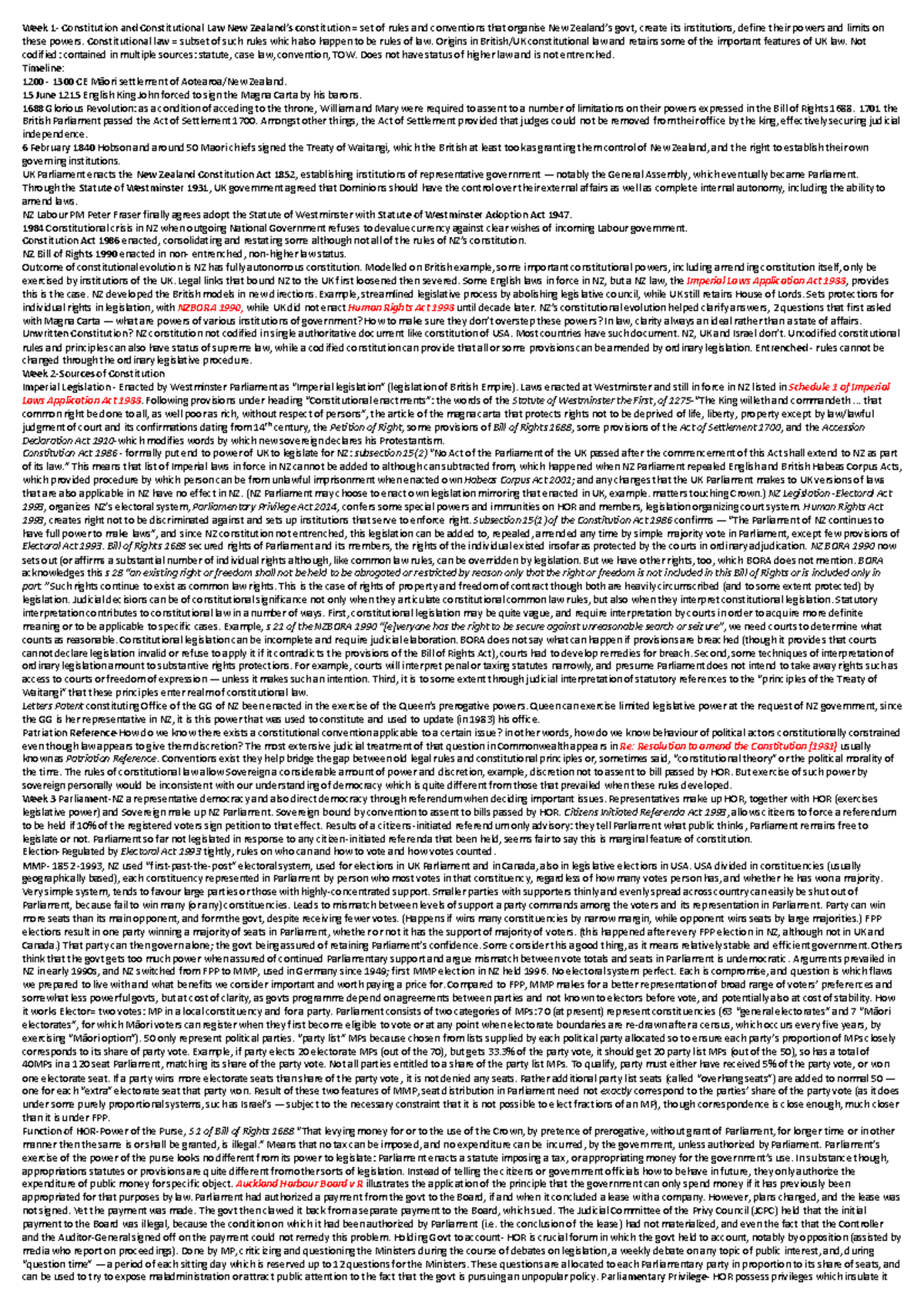 Constitutional Law Notes Warning Tt Undefined Function 22 Warning Tt Undefined Function