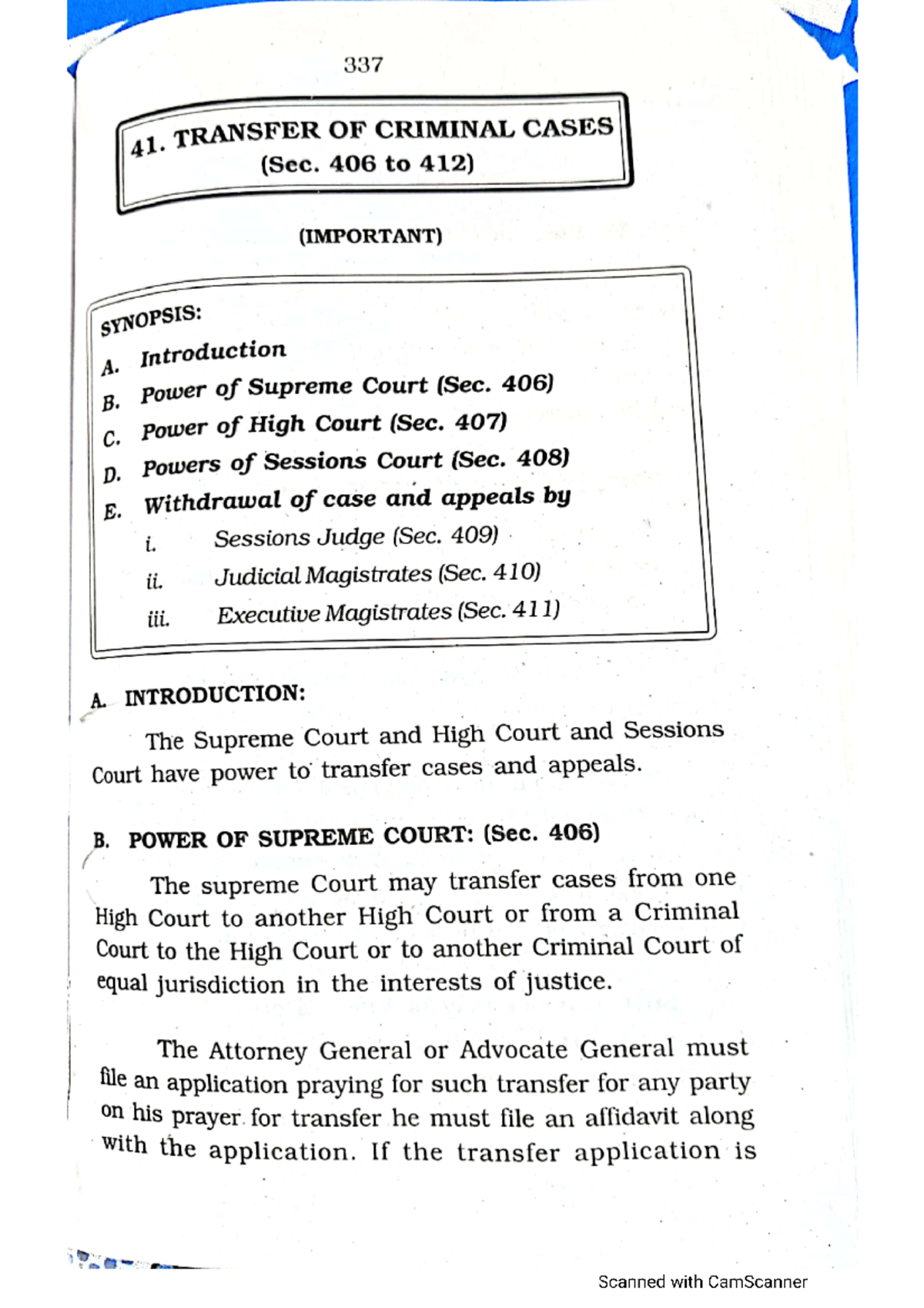 Crpc Unit 4 - Excellent - Criminal Law - II - Studocu