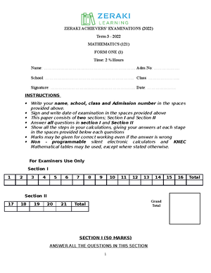 Exams CBT - aassignment - MICHUKI TECHNICAL TRAINING INSTITUTE ...