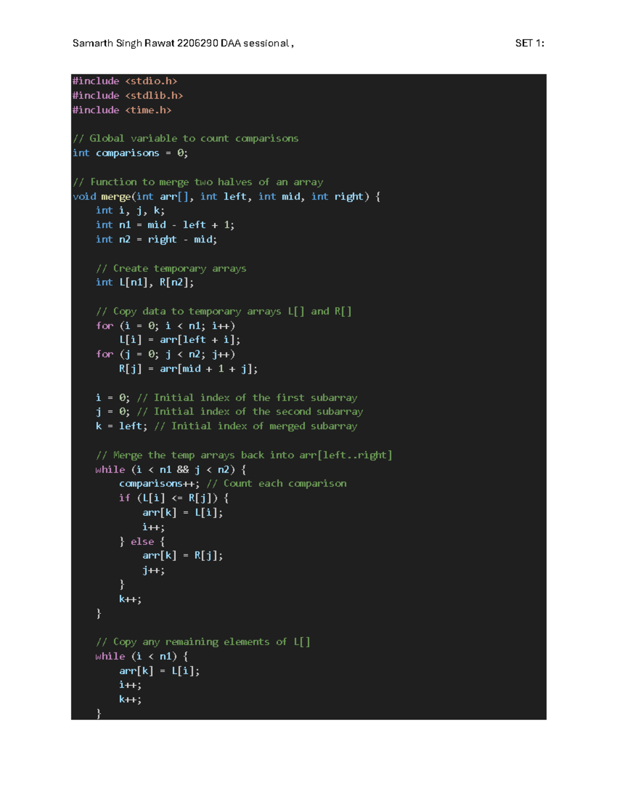 Set1 2206290 - set question code - #include #include #include - Studocu