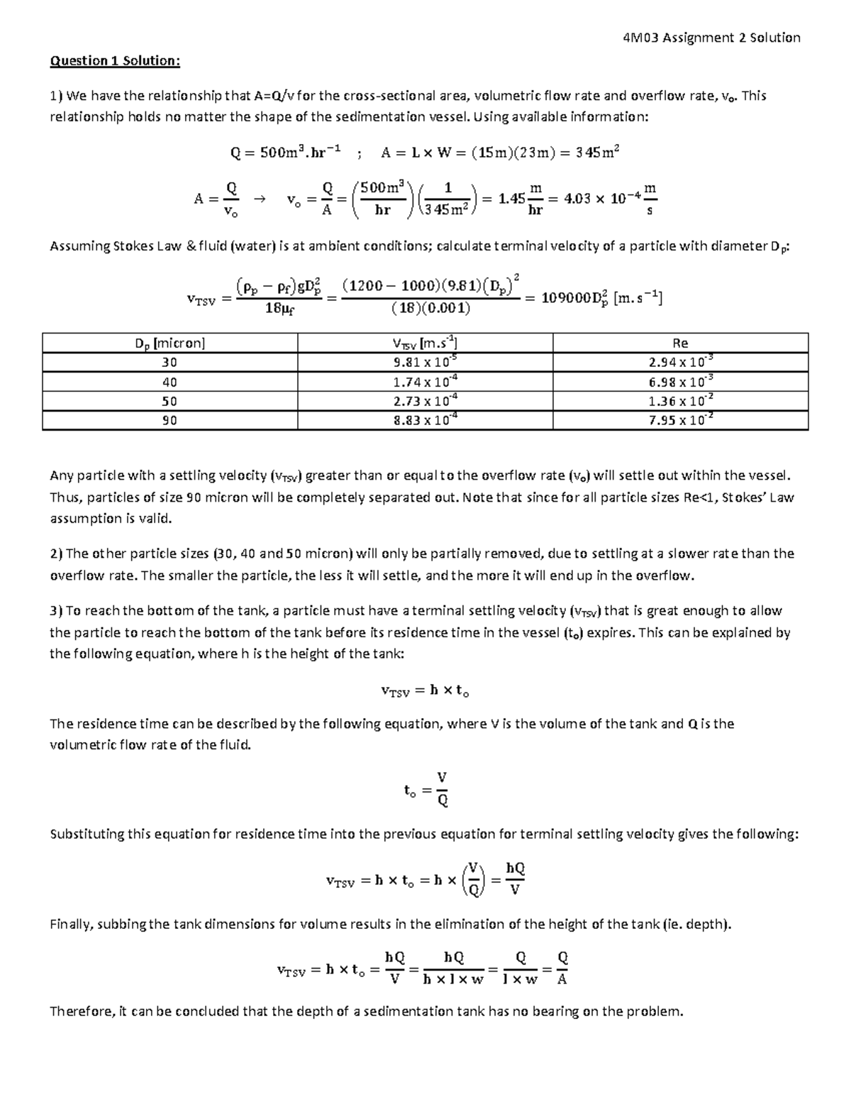 4M3 2013 Assignment 2 Solutions Question 1 Solution 1 We Have The 4m3-2013-assignment-2-solutions-question-1-solution-1-we-have-the