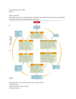 Final ESCI 1006 Study guide - OCEANOGRAPHY FINAL QUIZ ANSWERS Oceanic ...