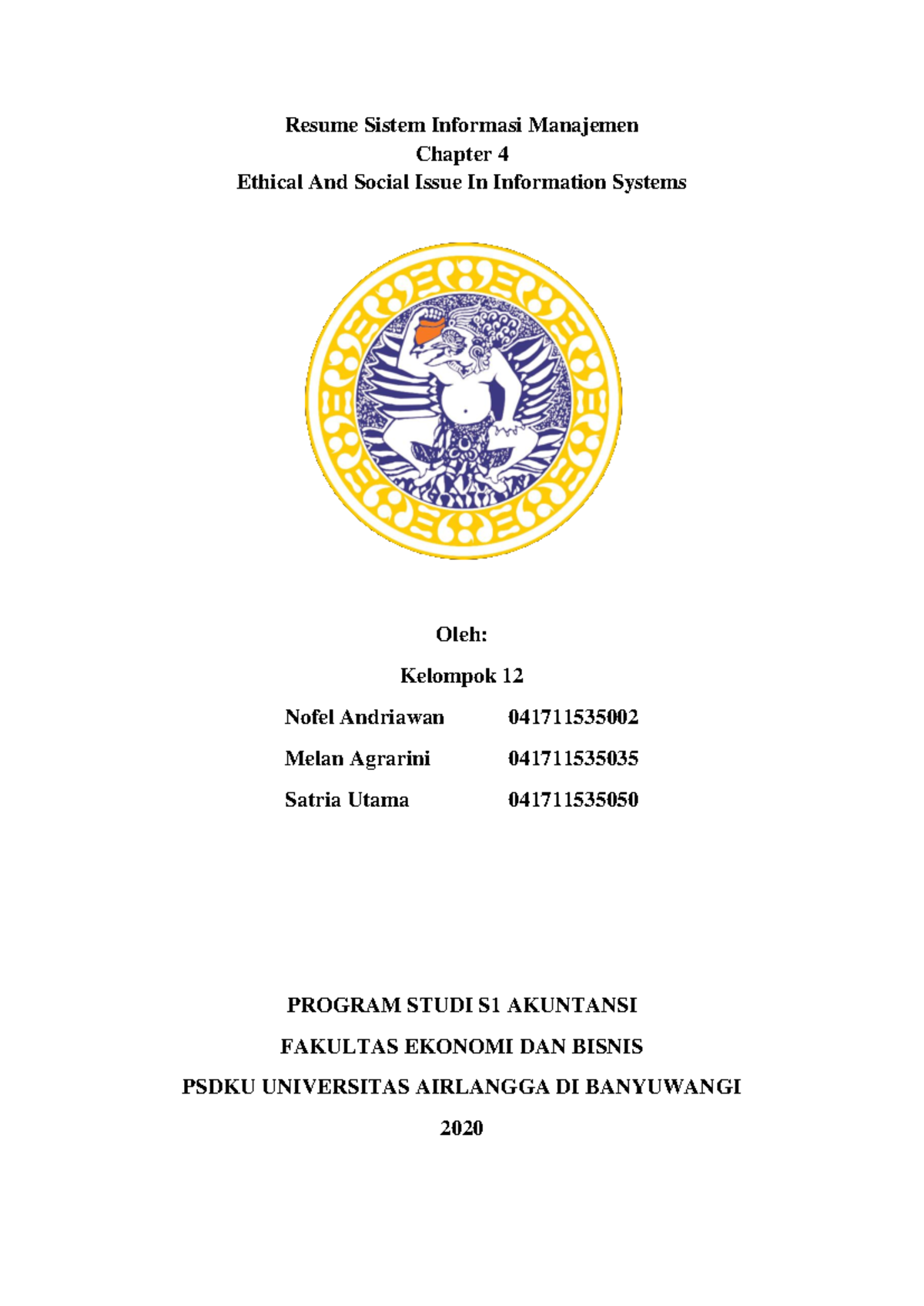 Resume SIM Chapter 4 - Warning: TT: undefined function: 32 Resume Sistem Informasi Manajemen ...