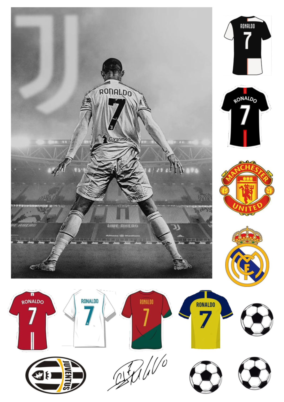 Impresion - Pdf imposible de CR7 - Diseño Tecnico - RONALDO 7 RONALDO ...