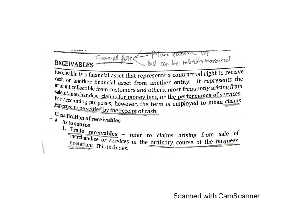 AR-part1 AR-part2 merged - BS Accountancy - Studocu