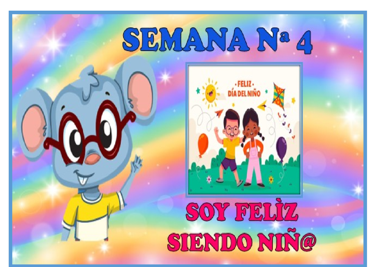 4ª semana - inicial - PLANIFICACIÓN MICROCURRICULAR POR EXPERIENCIA DE ...