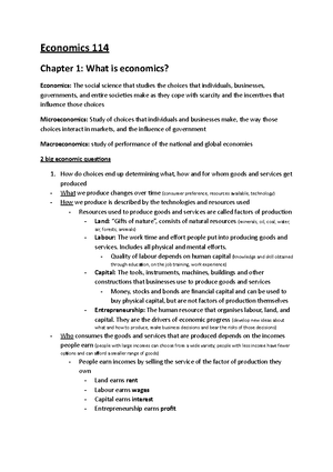 Chapter 2 Economic Questions - Chapter 2 The Economic Problem Test Bank ...