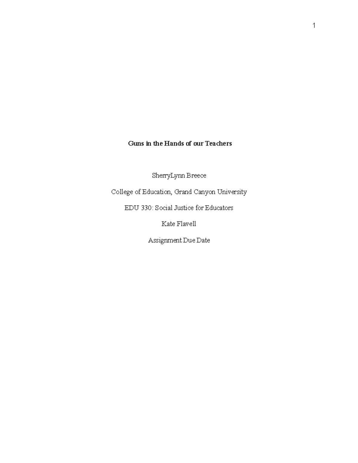 EDU 330 Week 4 Assignment Template 7th Ed Rought Draft by SLB 3 4 2023 ...