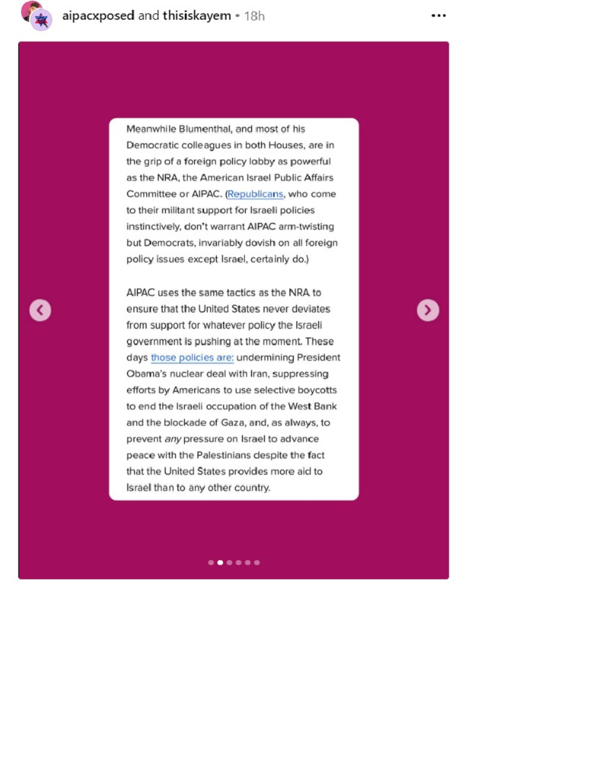 Aipac exposed - ongoing corruption - CJ1001 - Studocu