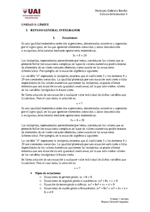 Ecuación cuadratica - TRABAJO PR¡CTICO N∞ 2: ECUACIONES CUADR¡TICAS O DE SEGUNDO GRADO Les ...