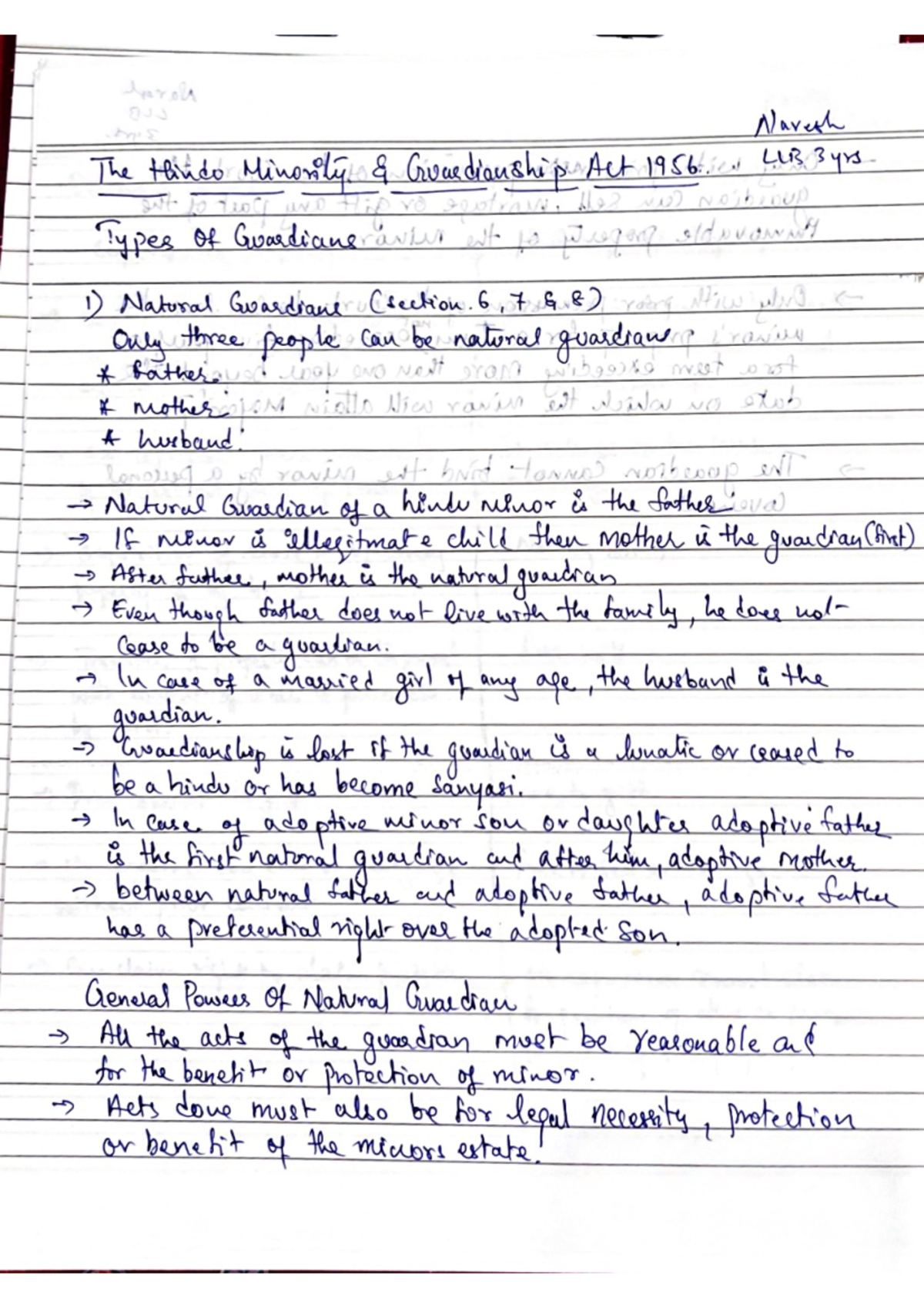 Family Law-1-Notes - Summarised notes for quick reference - Family Law ...