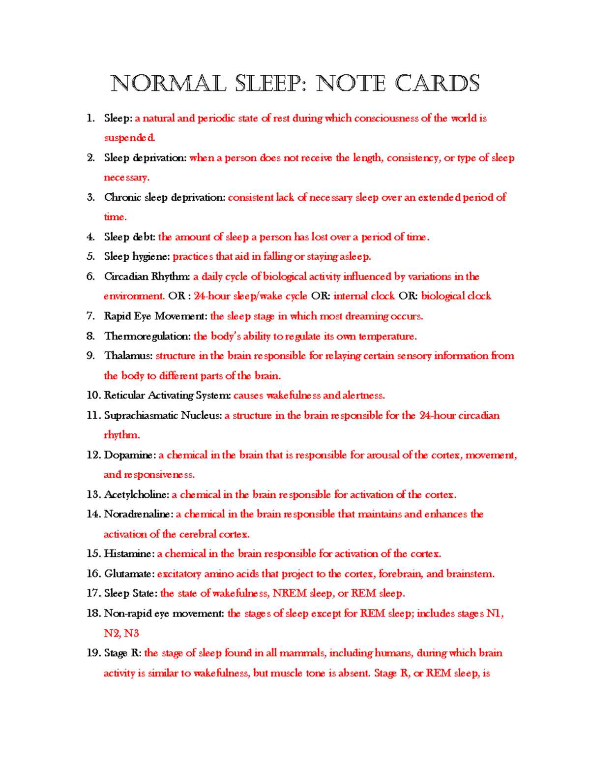 Normal Sleep - Sleep deprivation: when a person does not receive the ...