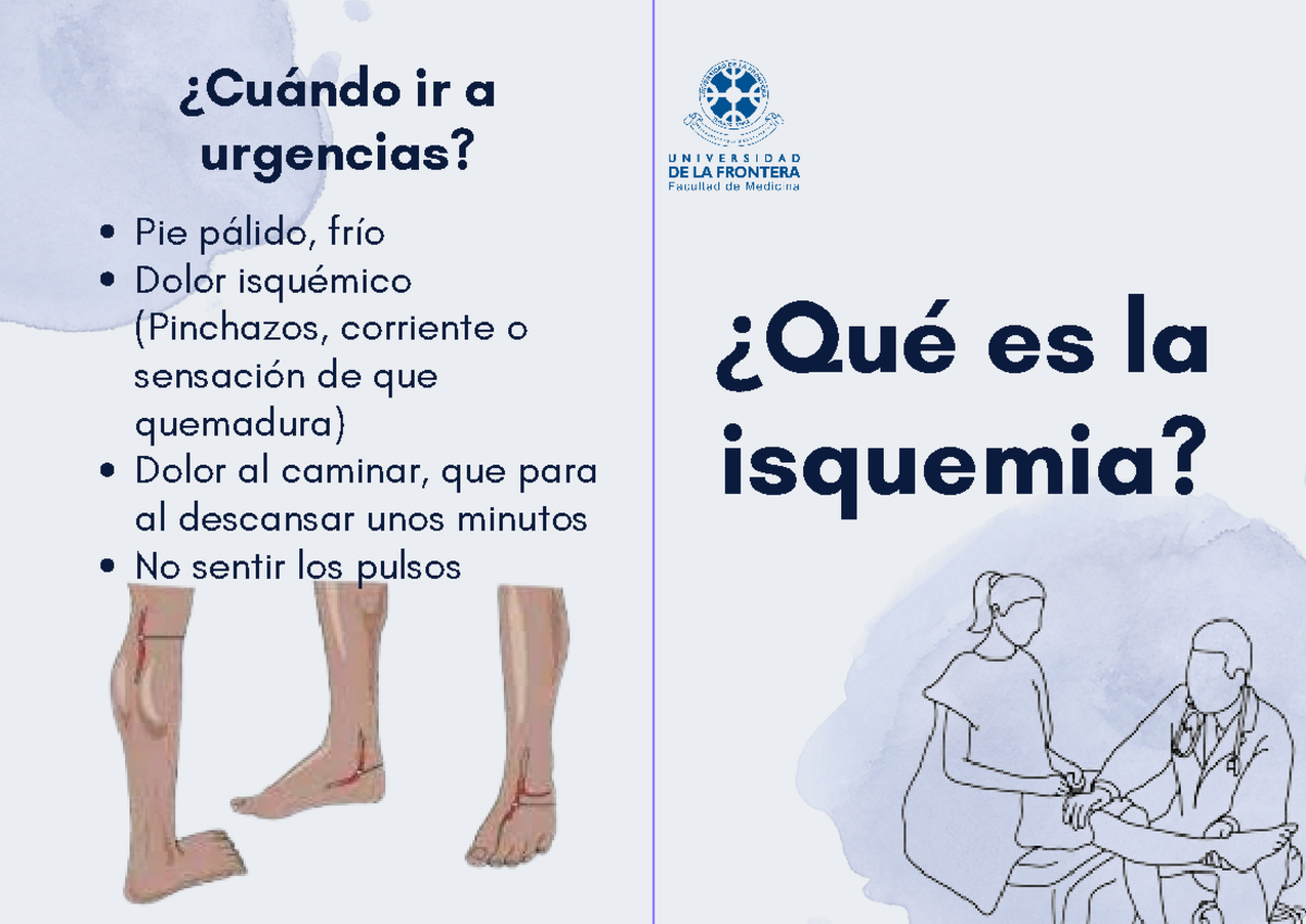 Educación a usuario con isquemia crítica - ¿Qué es la isquemia? ¿Cuándo ...