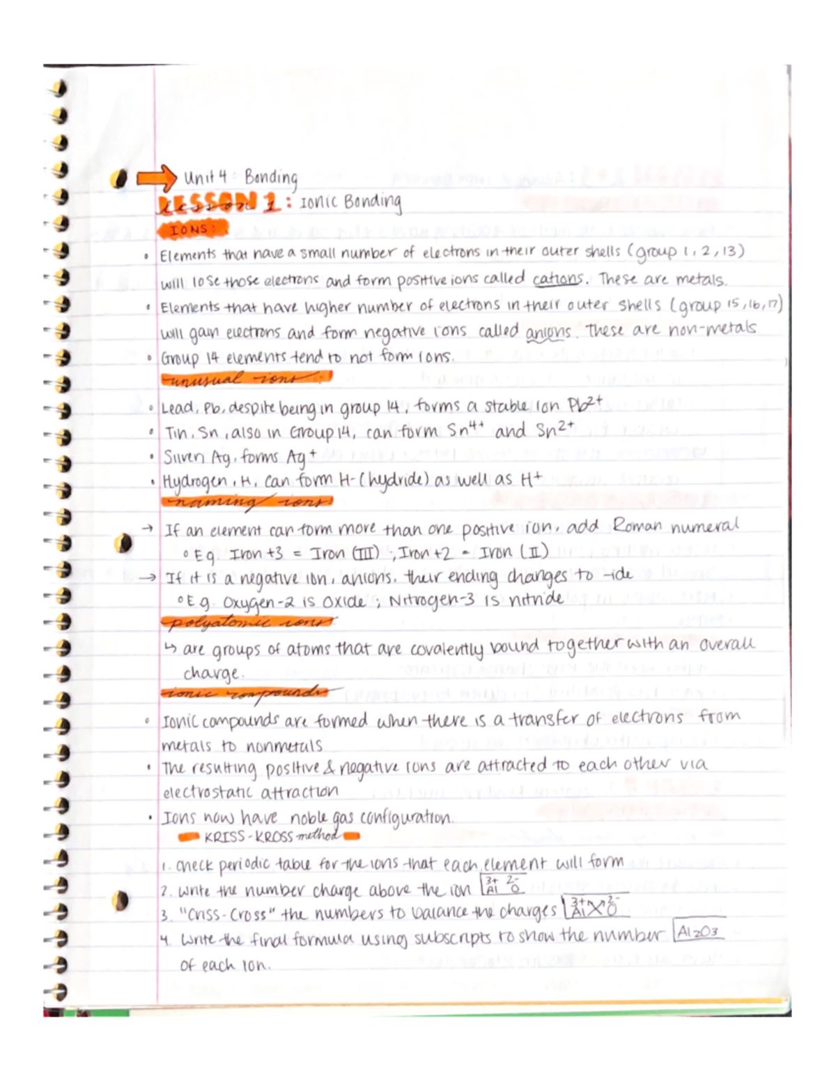 Unit 4: Bonding - CHE 131 - Studocu