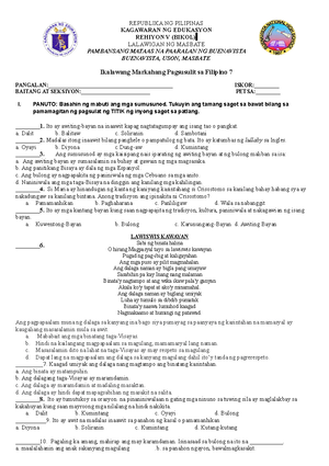 Fil9 Q1 Mod3-1 Nobela - Filipino 9 MODULE - 9 ` Unang Markahan-Modyul 3: Nobela Filipino – Grade ...
