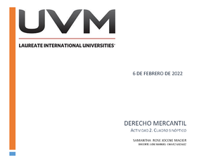 A4 EQ14 PROYECTO INTEGRADOR ETAPA 1 CODIGO MERCANTIL - UNIVERSIDAD DELVALLE DE MÉXICO DERECHO ...