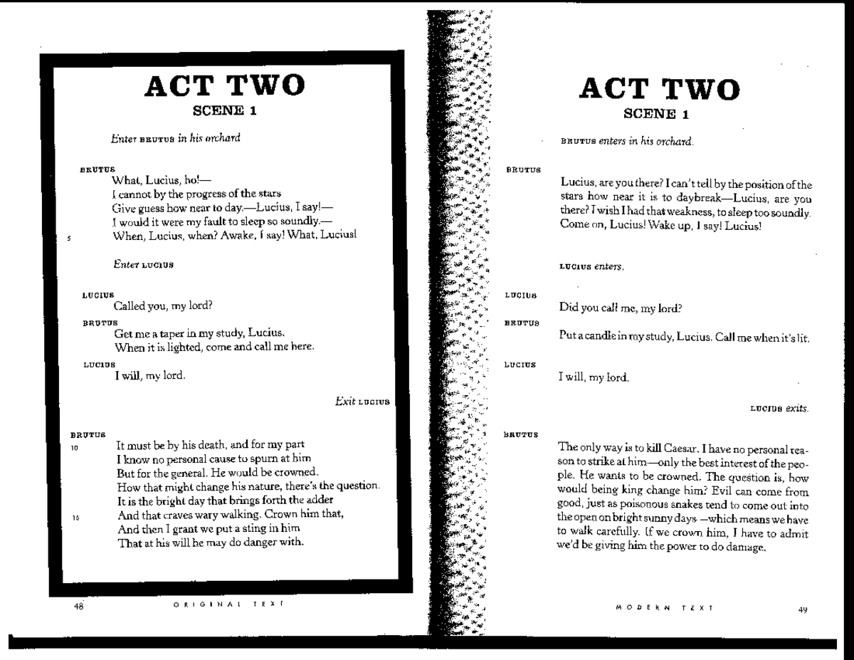 Julius caesar n f act 2 - ENGLGA1345 4 - Studocu