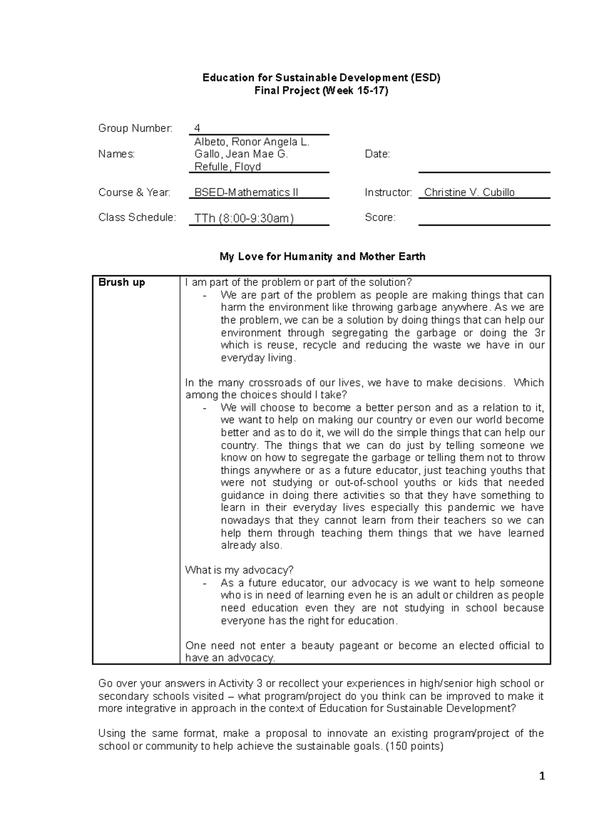 ESD-Math2-G4-Final Project - Education for Sustainable Development (ESD ...