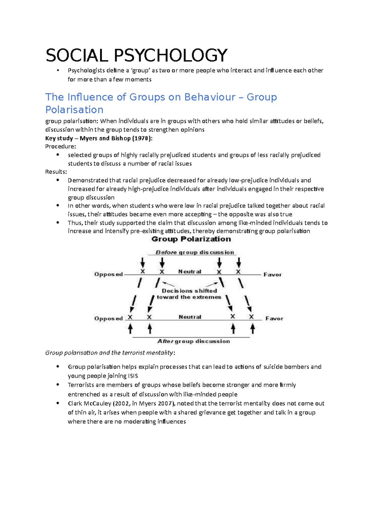 Social Psychology - SOCIAL PSYCHOLOGY Psychologists define a ‘group’ as ...