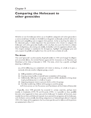 JWST 240 The Holocaust - reading - JWST 240: The Holocaust Primary ...