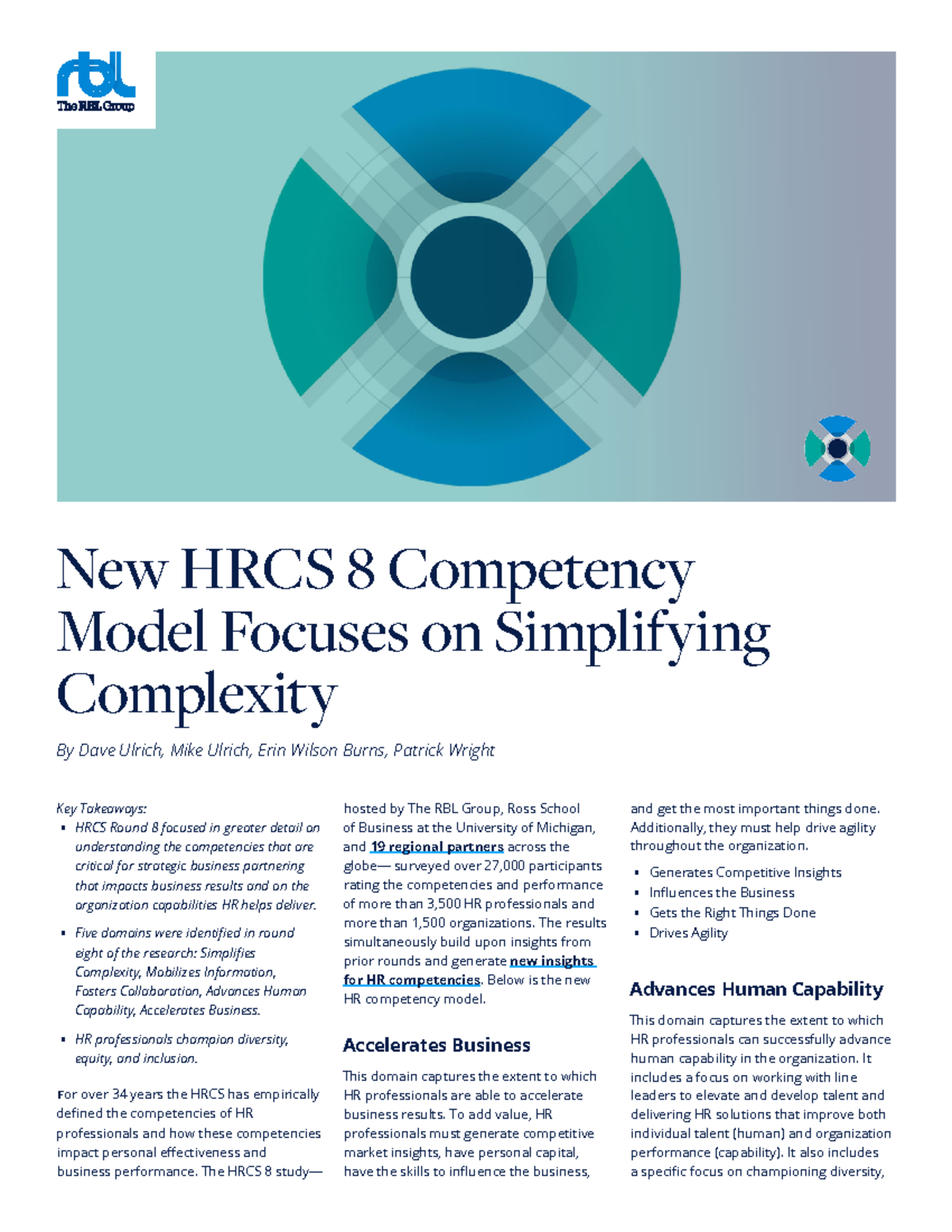 New+HRCS+8+Competency+Model+Focuses+on+Simplifying+Complexity - Key ...
