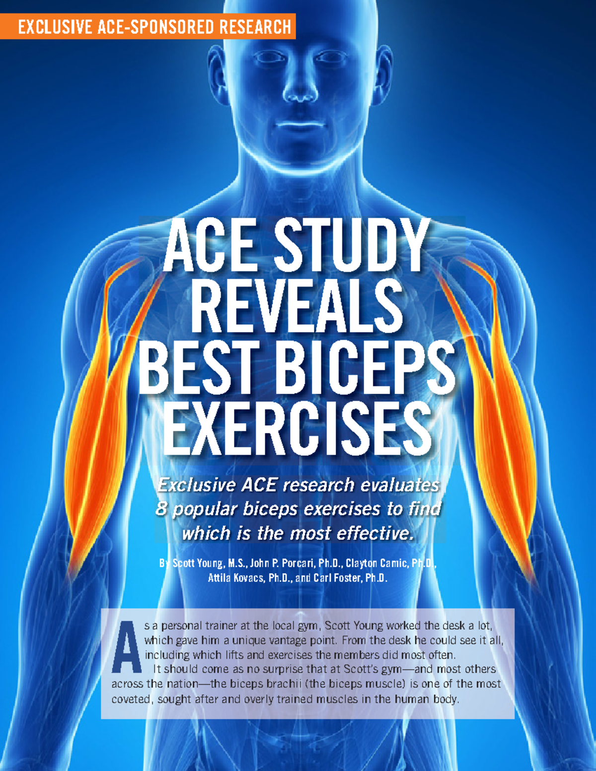 ACE Biceps Study - Best exercise for part - ACE PROSOURCE฀฀• August ...