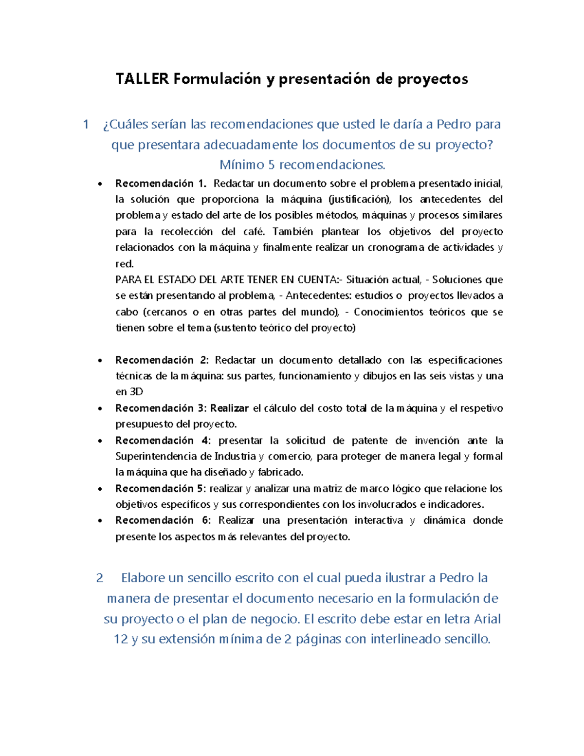 Ilide - gfdgf - TALLER Formulación y presentación de proyectos 1 ...