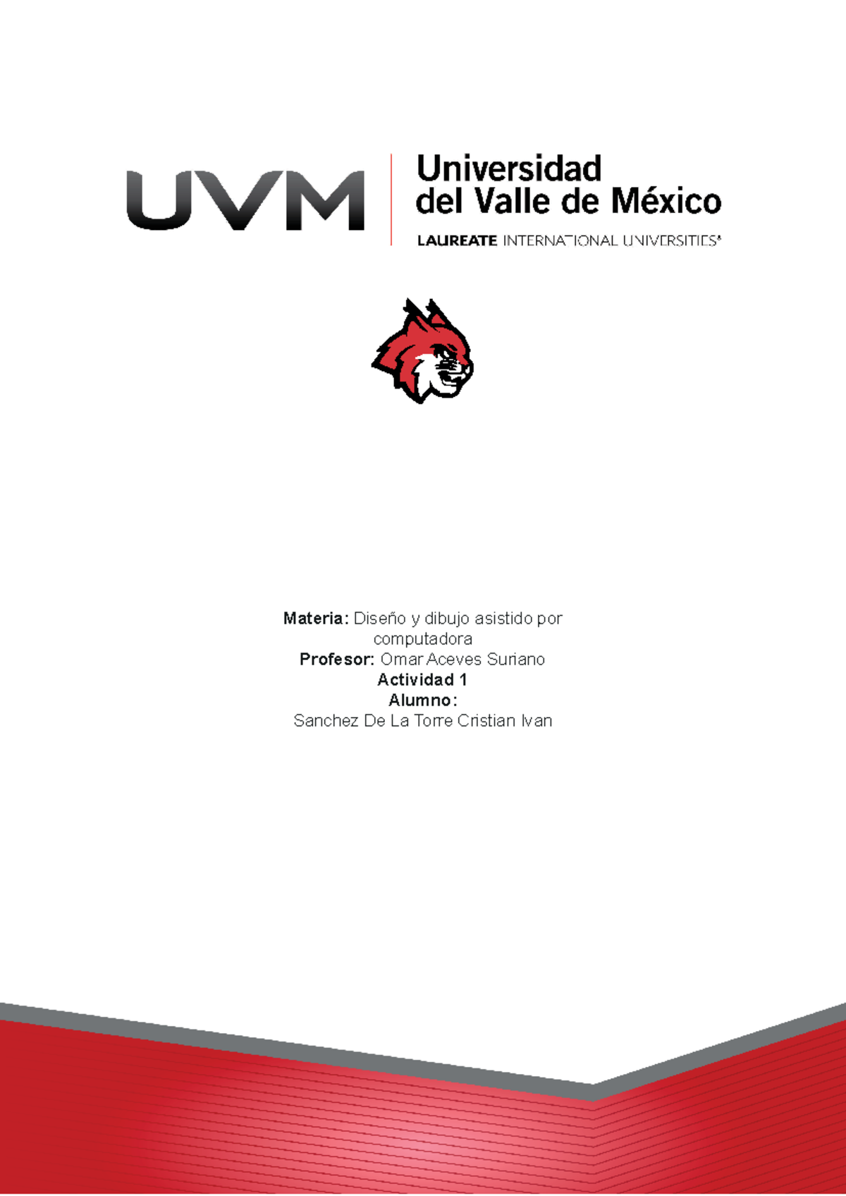 Actividad 1. individual - Dibujo y Diseño Asistido por Computadora ...