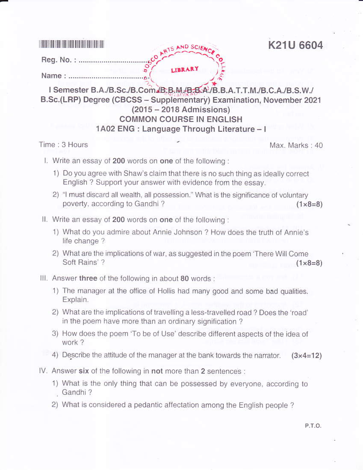 T Y3HS5heb Xfc Ty Tnhq THOLe Sgy 0Kzl - Ifll l[ [ t I t I K21U 6604 ,.:-:.io" Fes. No. : - Studocu