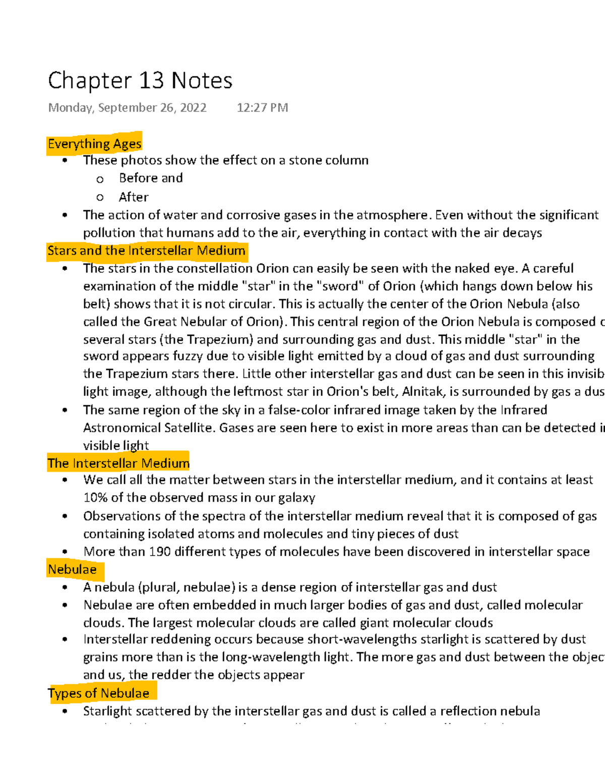 Chapter 13 Notes-1 - Lecture Professor Jason gilchrist - Everything ...