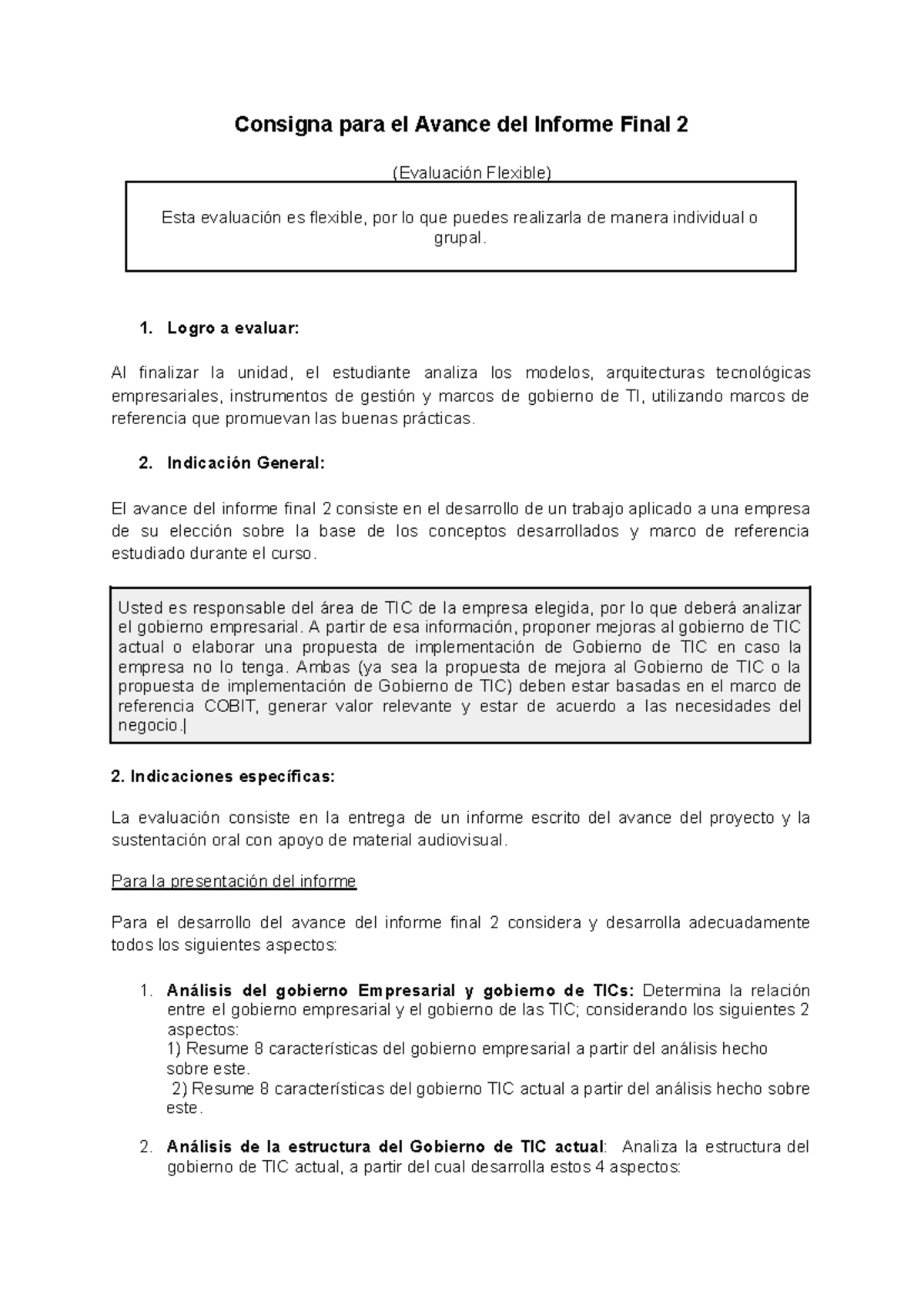 Preguntas Practica 3 - solucionn - Consigna para el Avance del Informe Final 2 (Evaluación ...