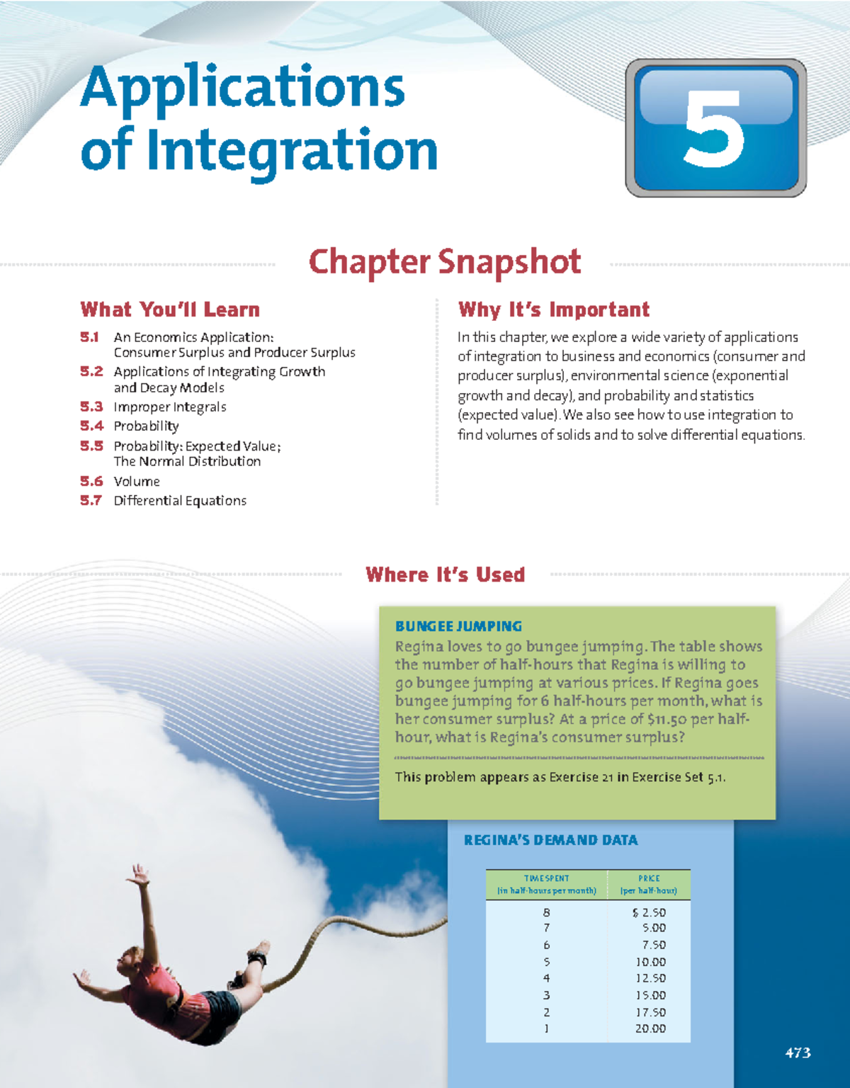 Chapter 5 - Calculus and its applications - 5 Applications of ...