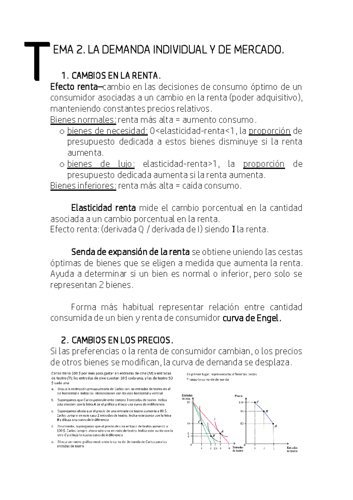 La demanda individual y el mercado - EMA 2. LA DEMANDA INDIVIDUAL Y DE ...
