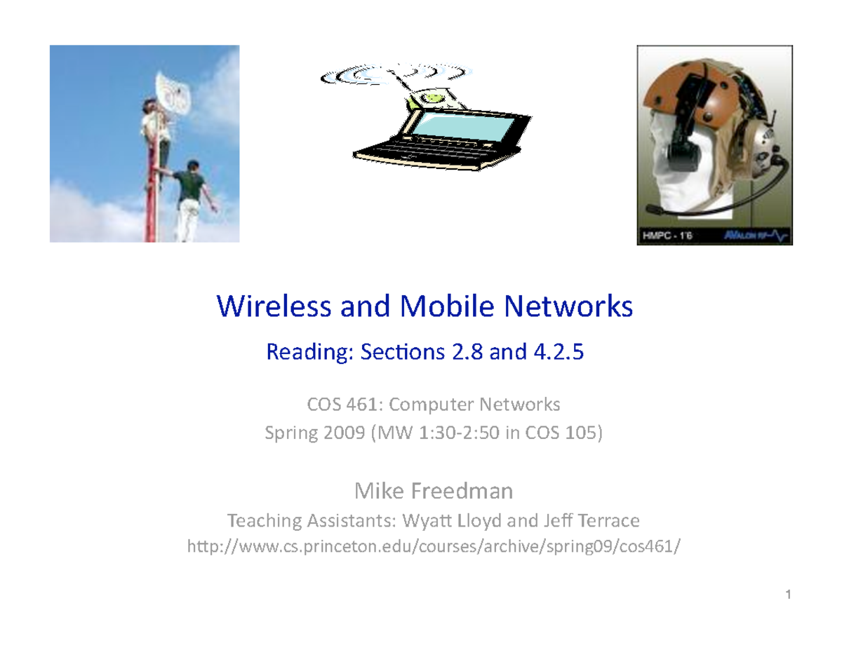 Lec19-wireless - these documents will help you in homework and exam ...