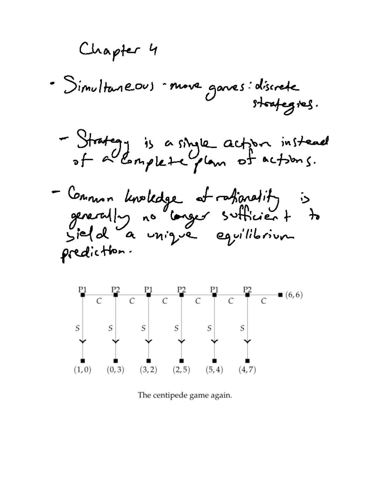 Chp 4 - Chp 4.1 - Chapter 4 Simultaneous move games disinets strategies Strategy is a single ...