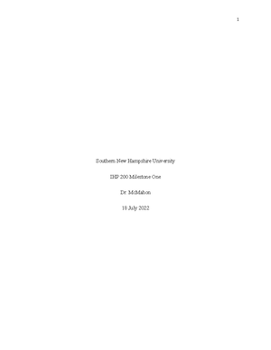 IHP 200 2-2 Mini Case Study - Health Issue Analysis - 012124 - B 88 ...