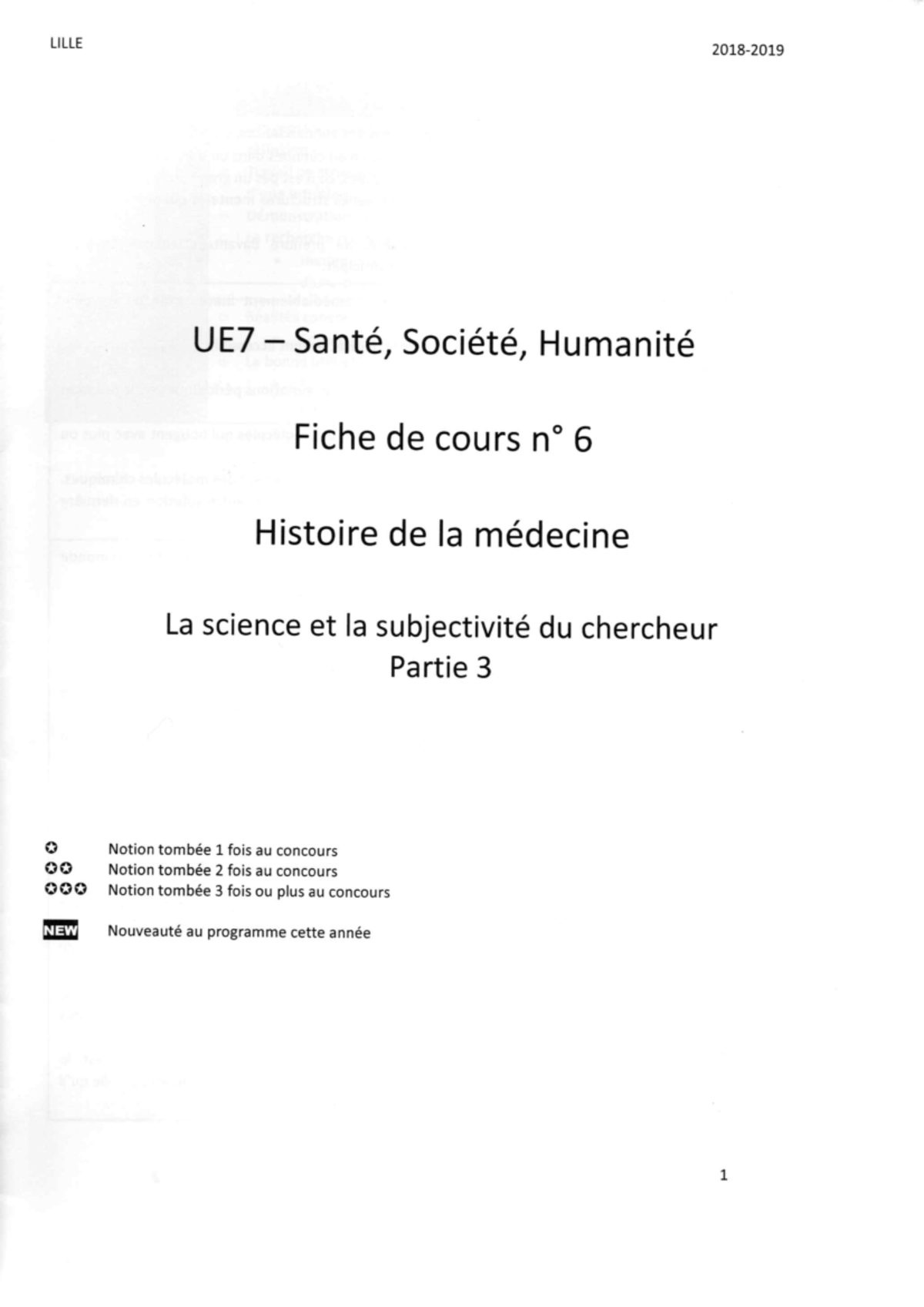FC6 la science et la subjectivité du chercheur - Histoire des sciences ...