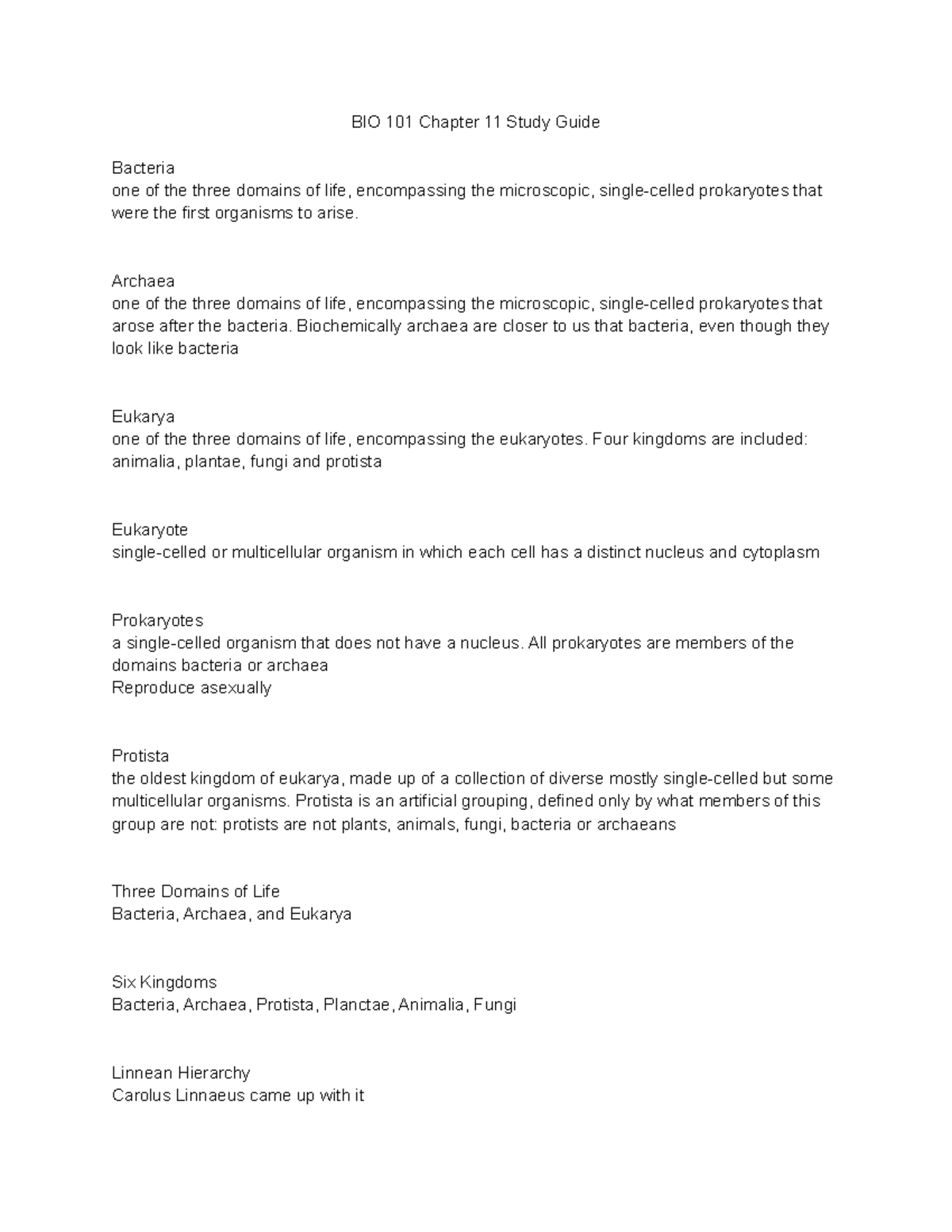 BIO 101 Chapter 11 - Biology practice quiz number 11 - BIO 101 Chapter ...