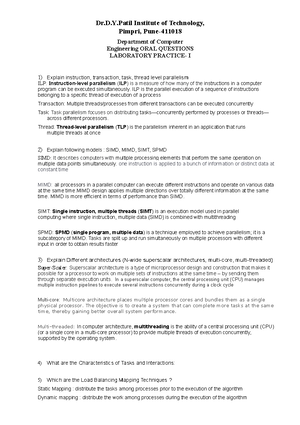 HPCFinal LAB- 3 - fdsrf - Assignment No. 3 Problem Statement: Implement Min, Max, Sum and ...