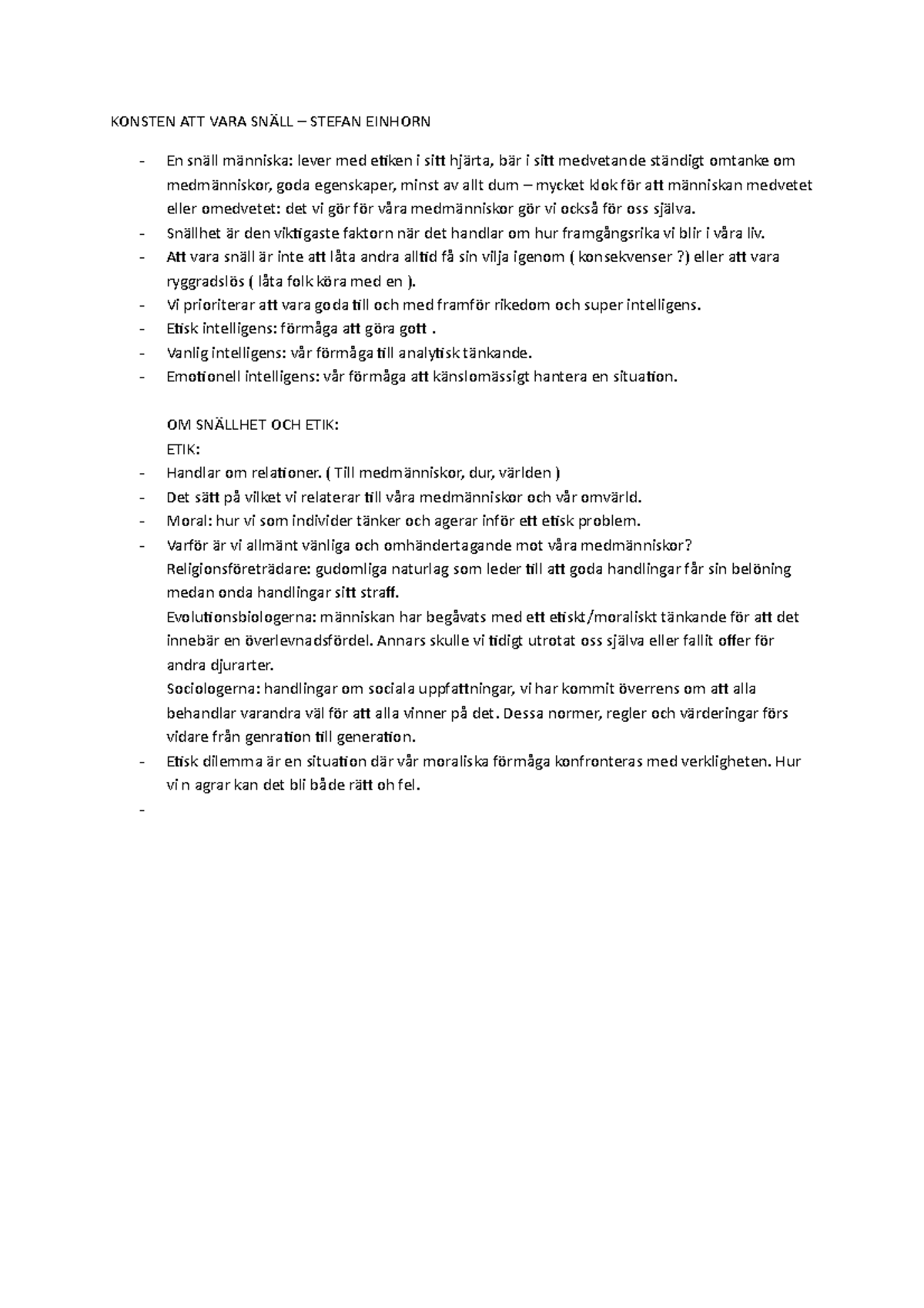 Konsten att vara snäll - org och ledarskap - KONSTEN ATT VARA SNÄLL ...