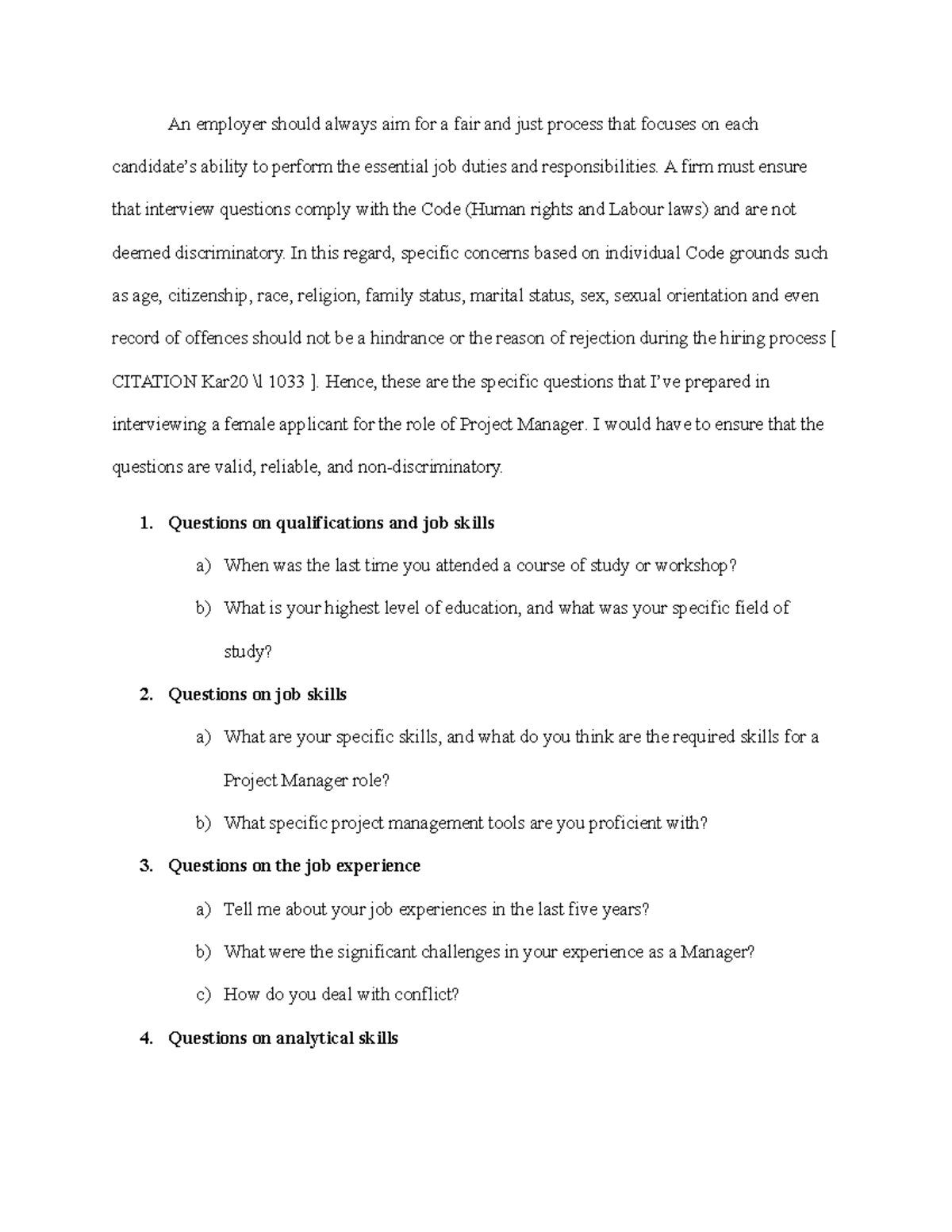 Peer Learning Discussion 7v2 - An employer should always aim for a fair ...