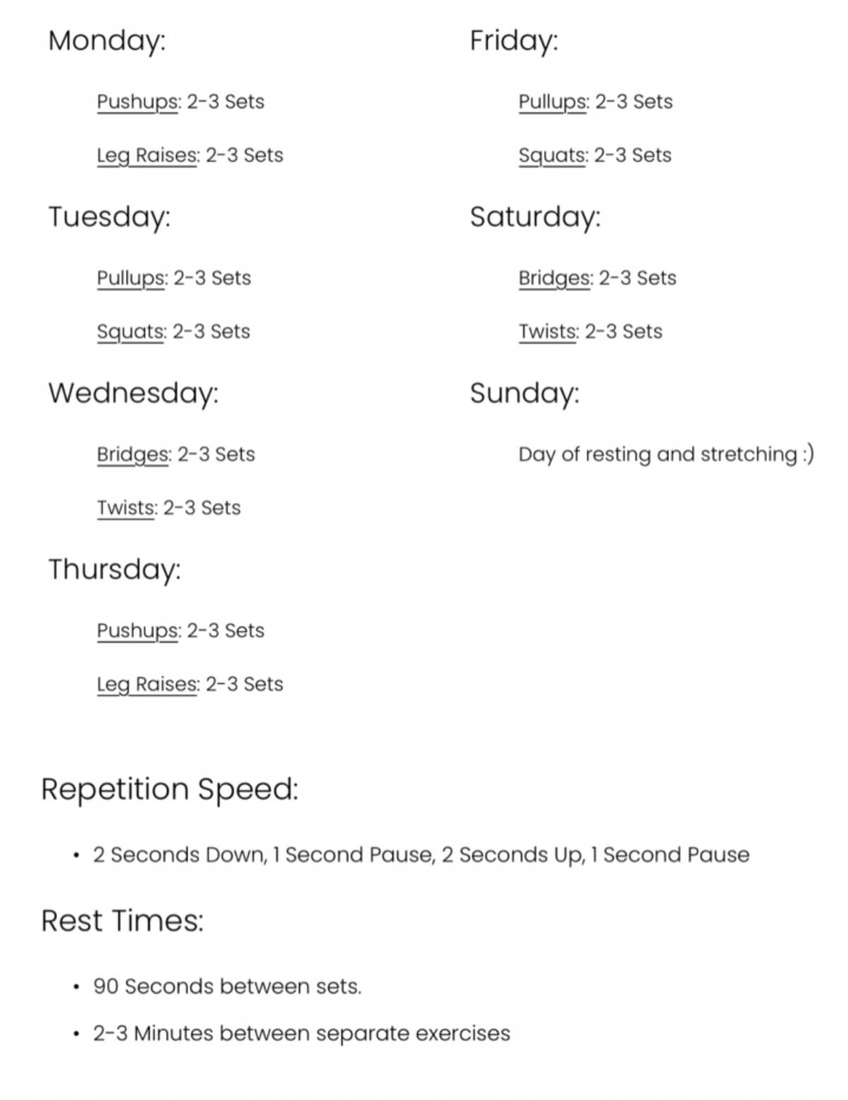 BW Routine - Biology - Studocu