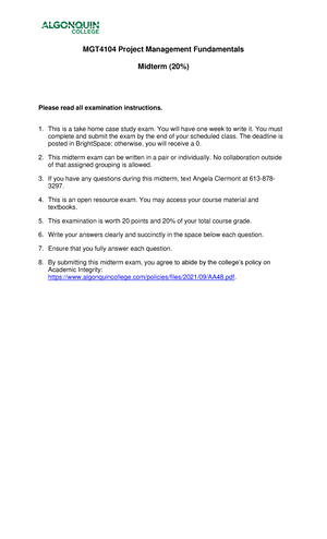 Projcet life cycle - none - Product or Service Identification: The ...