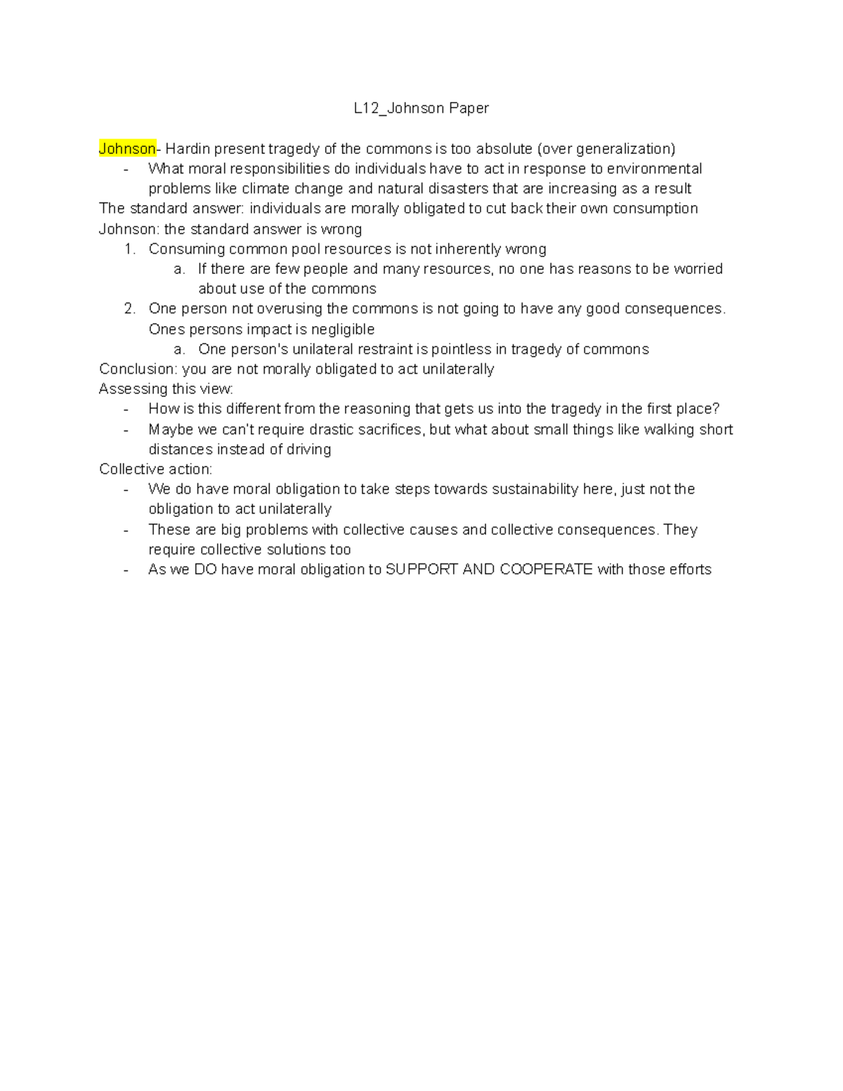 L12 Johnson Paper - L12_Johnson Paper Johnson- Hardin present tragedy ...