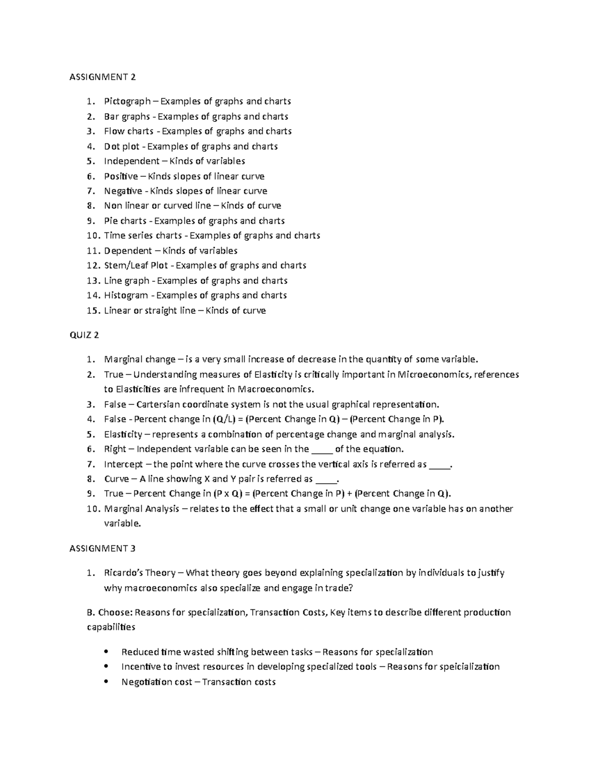 BAMM Course - Long Quiz Three, Two, One Reviewer - ASSIGNMENT 2 ...