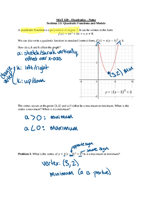 MAT 120 - Notes - Chapter 1 Review - Key - MAT 120 – Chapter 1 Review ...