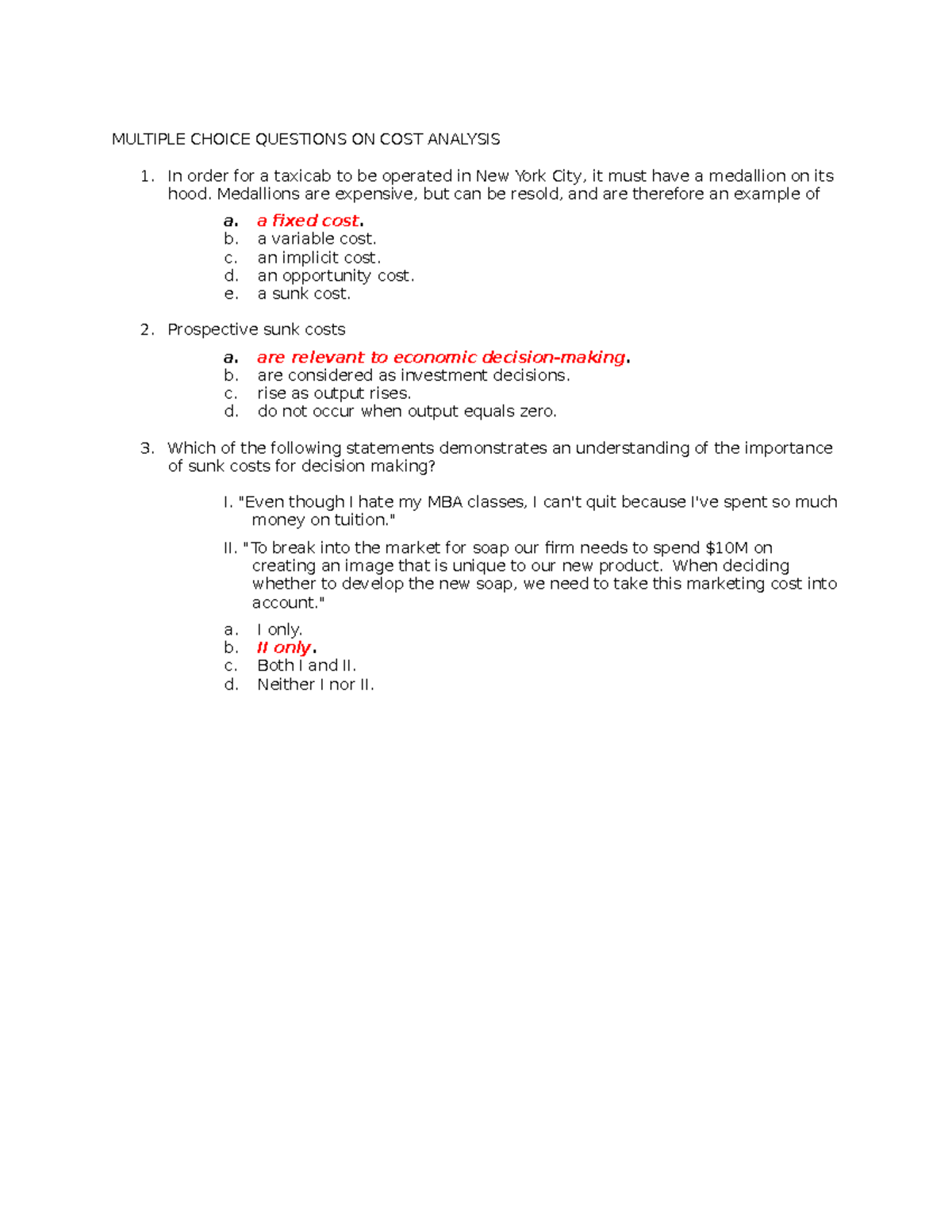 Sample/practice exam 6 June 2019, questions and answers - MULTIPLE ...