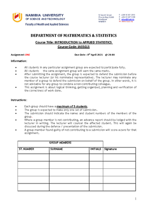 Basic Science NUST Course Outline SEM2 2021 - Programme: All Programmes ...